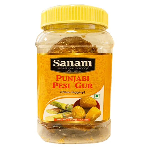 Sanam Punjabi Pesi Gur 500g – INDOPAK Supermarket